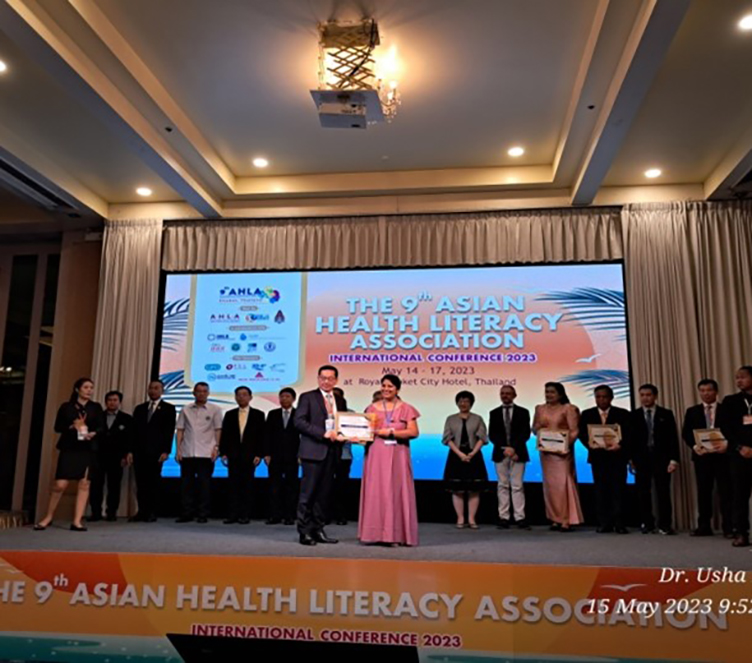 Dr Usha Rani (Coordinator, Manipal Health Literacy Unit, Department of Social and Health ...